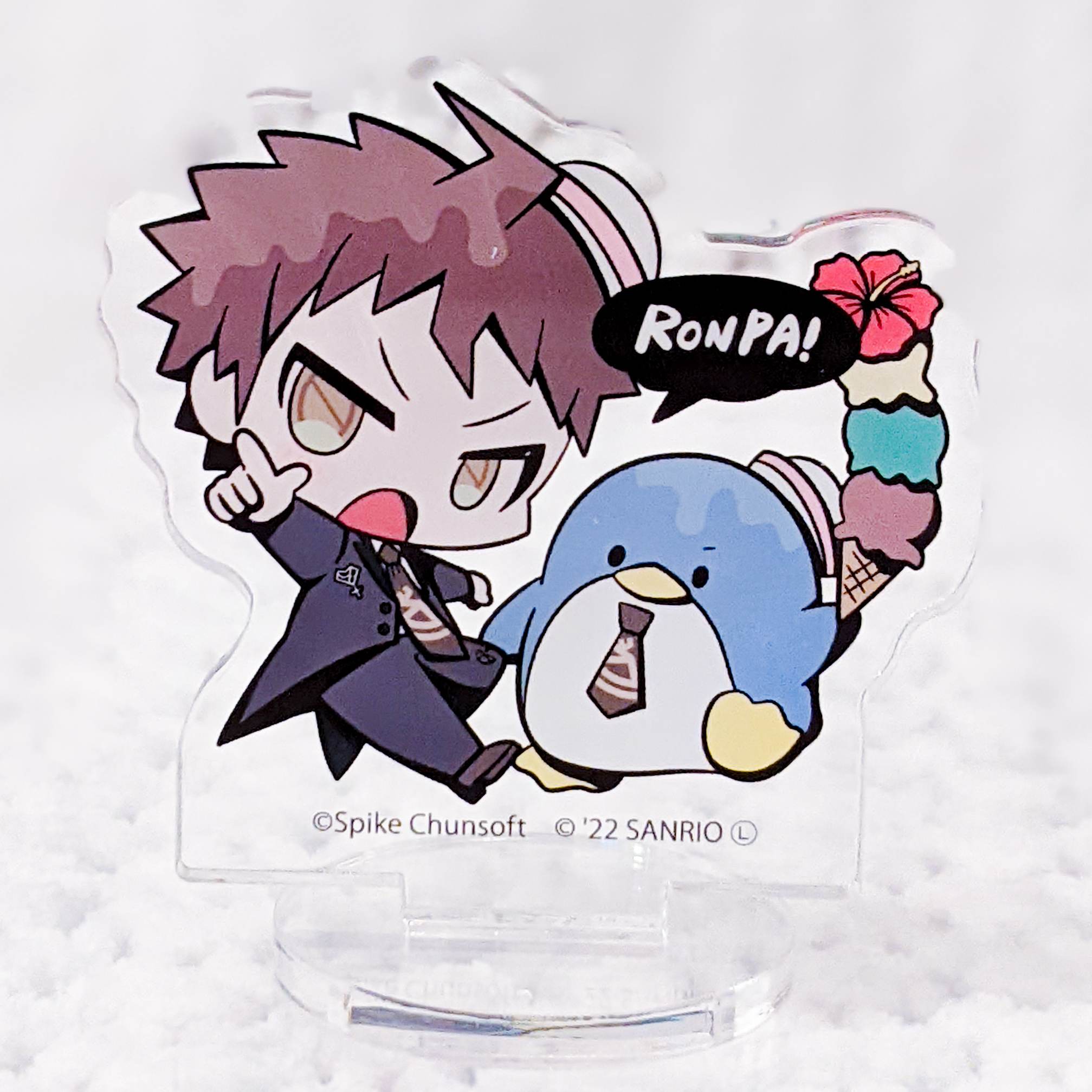 Hinata Hijime x Tuxedo Sam - Danganronpa Sanrio Anime Acrylic Figure S ...