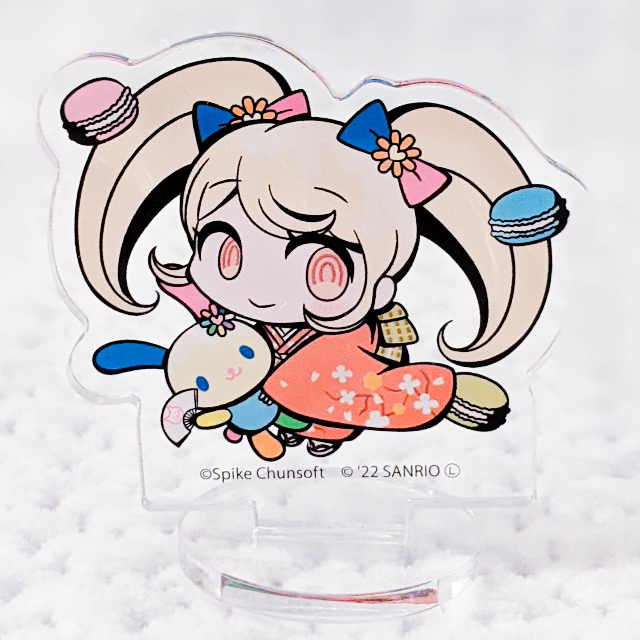 Saionji Hiyoko x Usahana - Danganronpa Sanrio Anime Acrylic Figure Sta ...