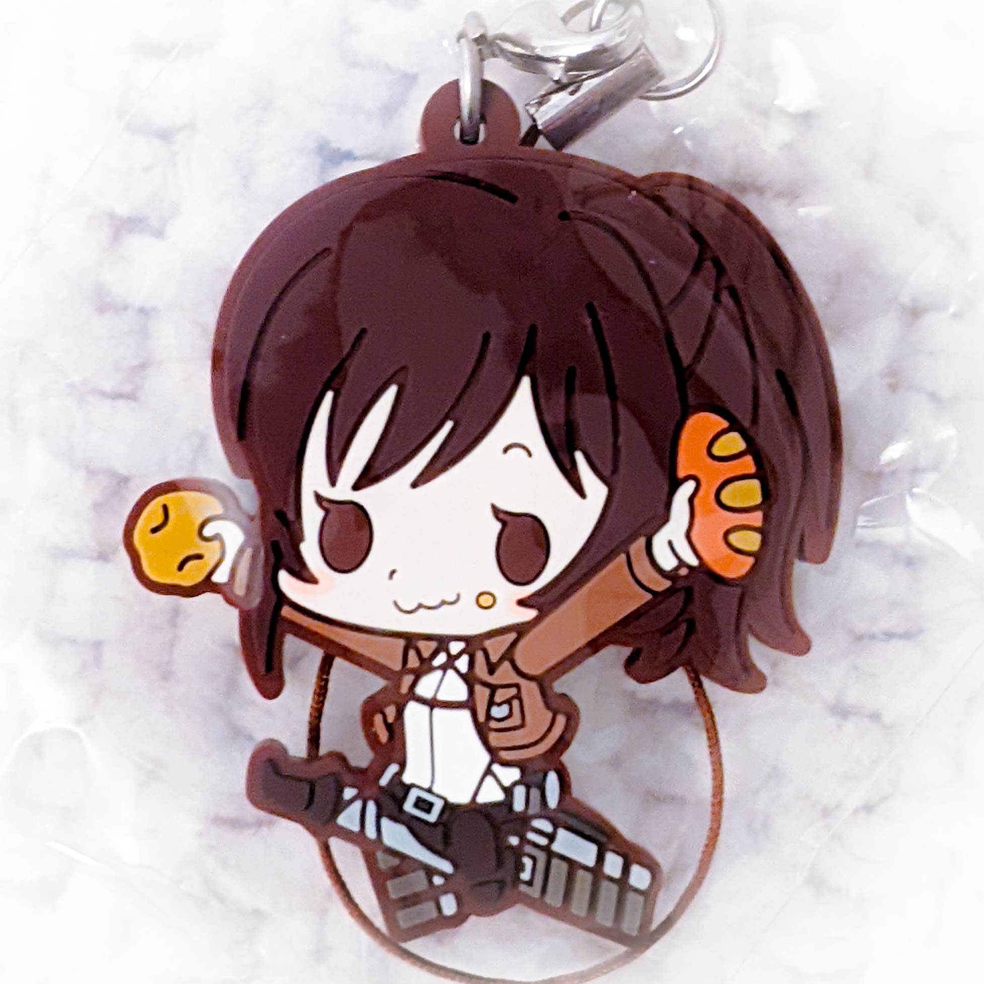 Sasha Blouse - Attack on Titan Anime Keychain Rubber Strap – Miokii Shop