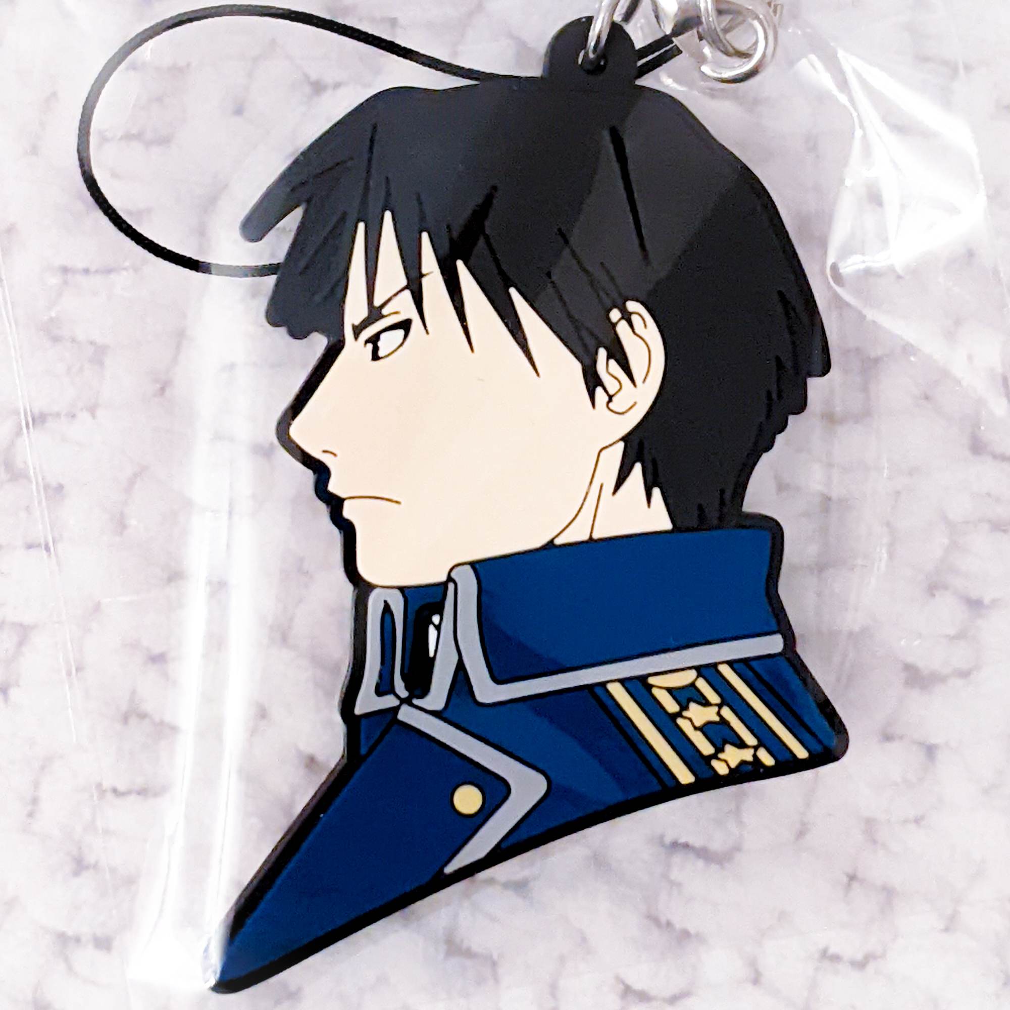 Roy Mustang - Fullmetal Alchemist Brotherhood Anime Keychain Rubber St ...