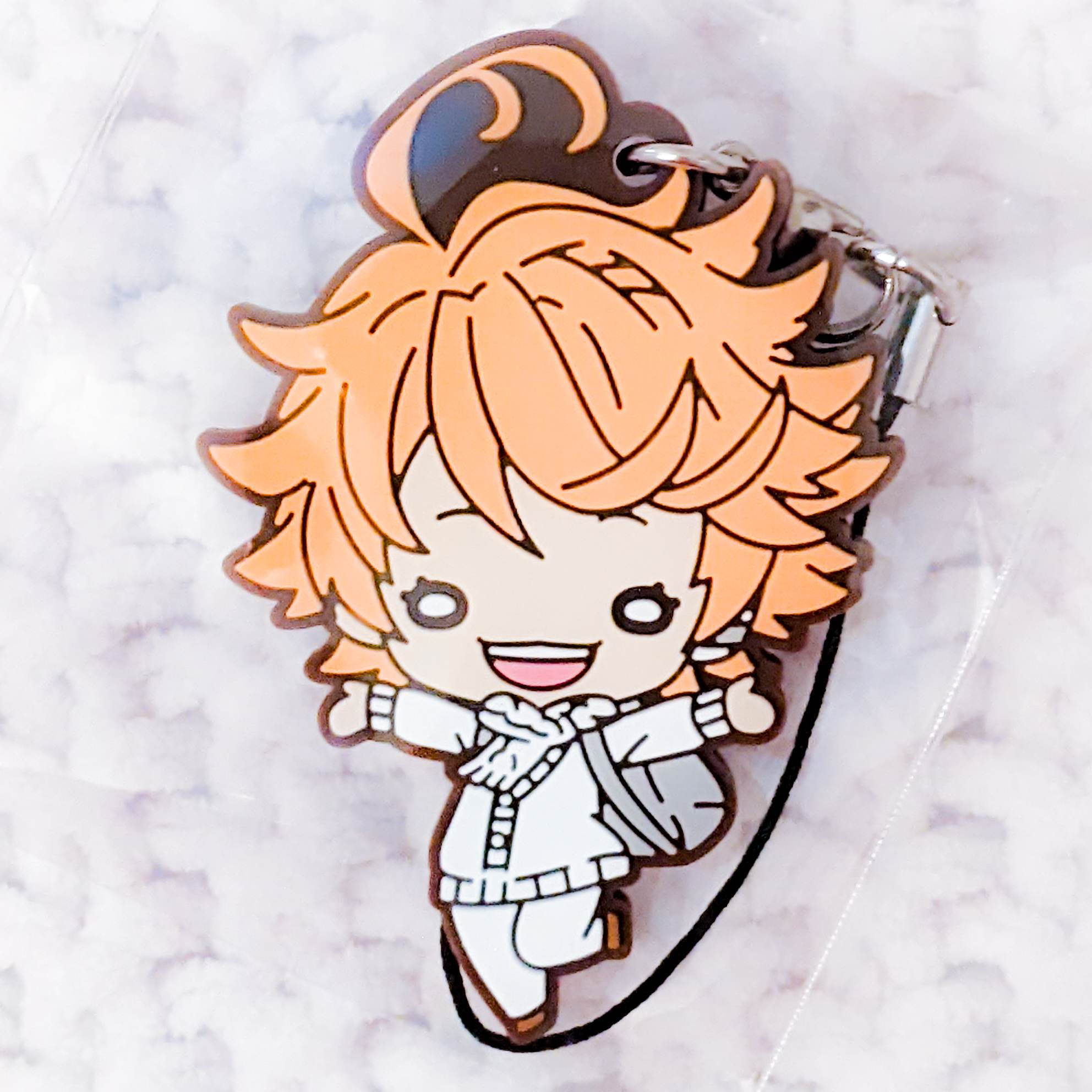 Emma - The Promised Neverland Anime Nitotan Keychain Rubber Strap ...
