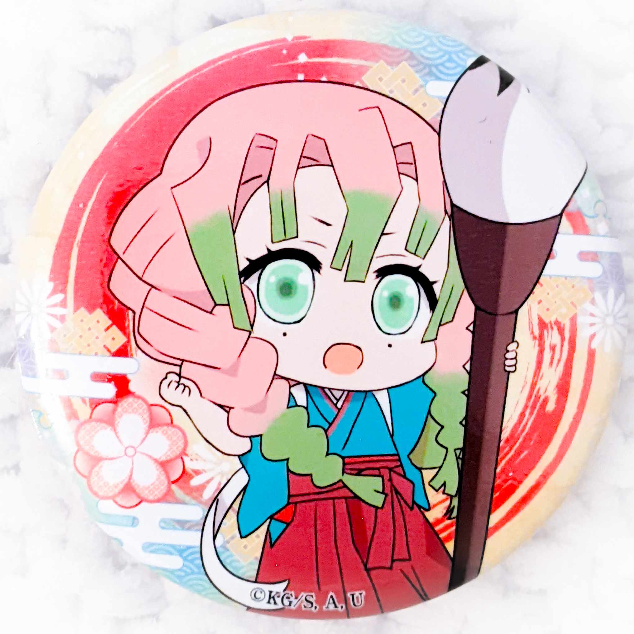 Mitsuri Kanroji - Demon Slayer Kimetsu no Yaiba Pin Badge Button ...