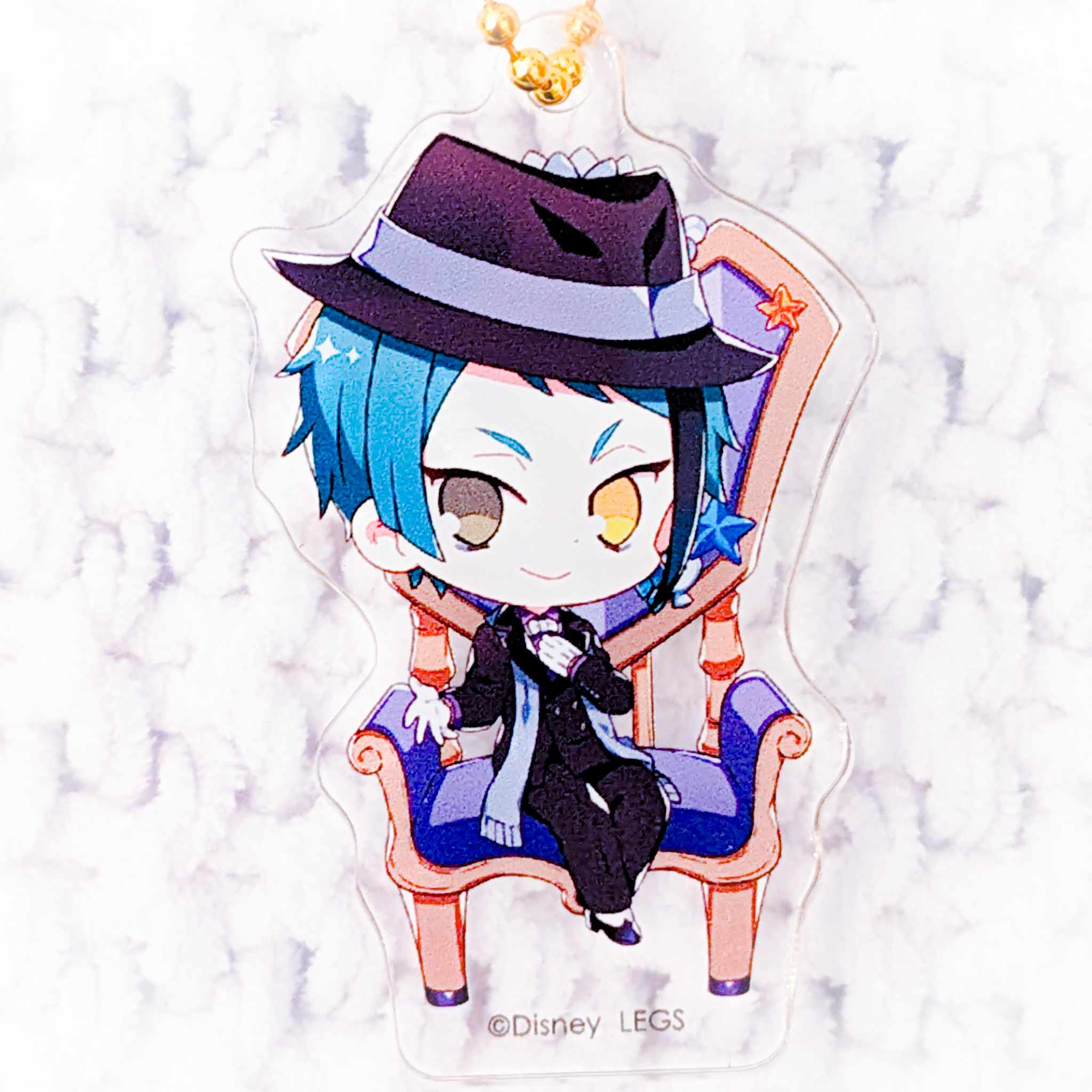 Jade Leech - Disney Twisted Wonderland x OH MY CAFE Chibi Acrylic Keyc ...