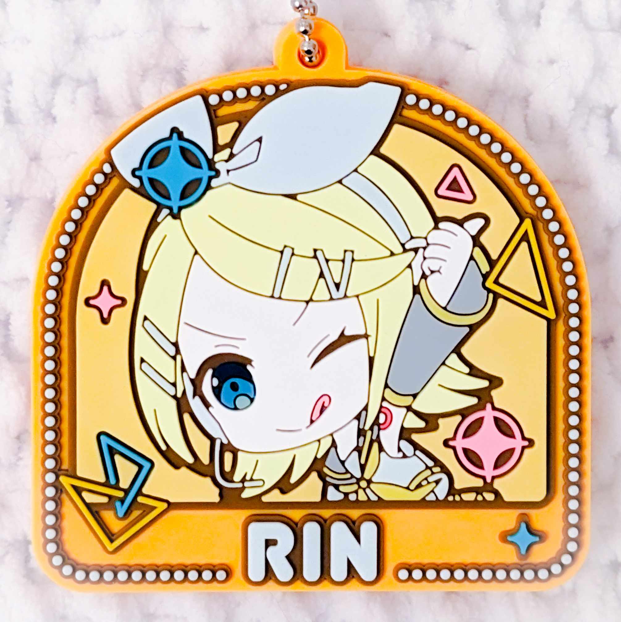 Kagamine Rin - Project Sekai Hatsune Miku Colorful Stage Rubber Keycha ...