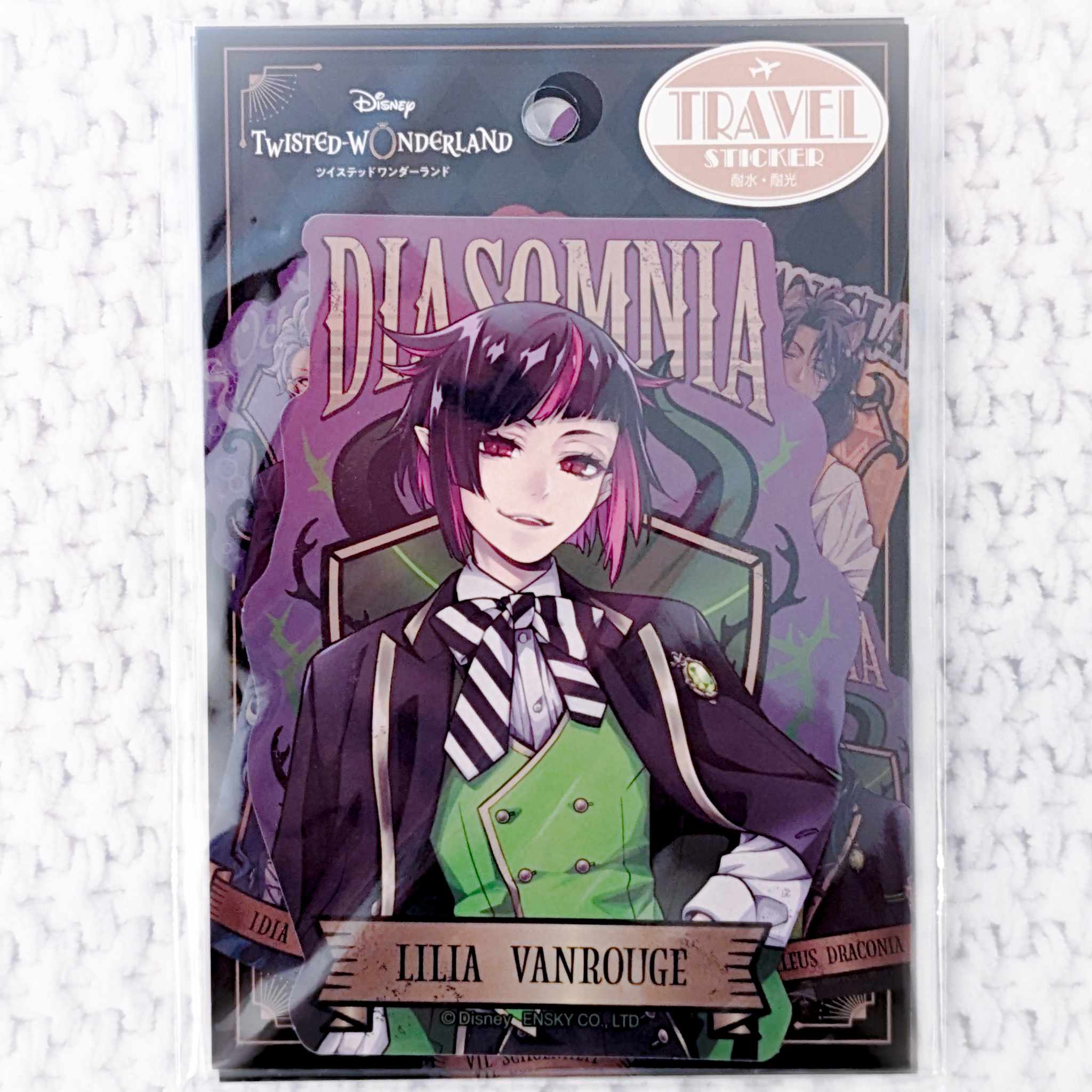 Lilia Vanrouge - Disney Twisted Wonderland Anime Big Travel Sticker ...