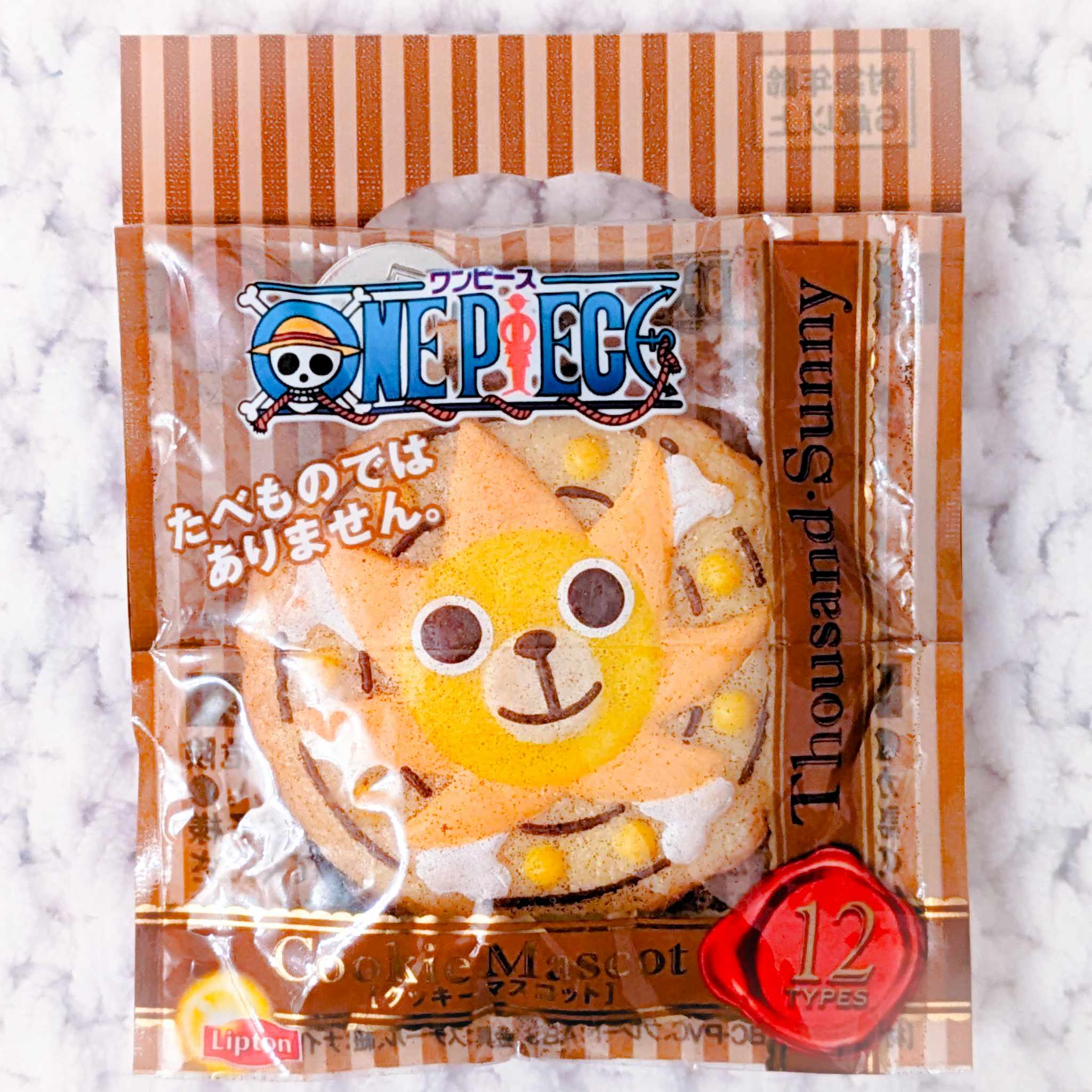 Thousand Sunny - One Piece Anime Lipton Cookie Biscuit Strap – Miokii Shop