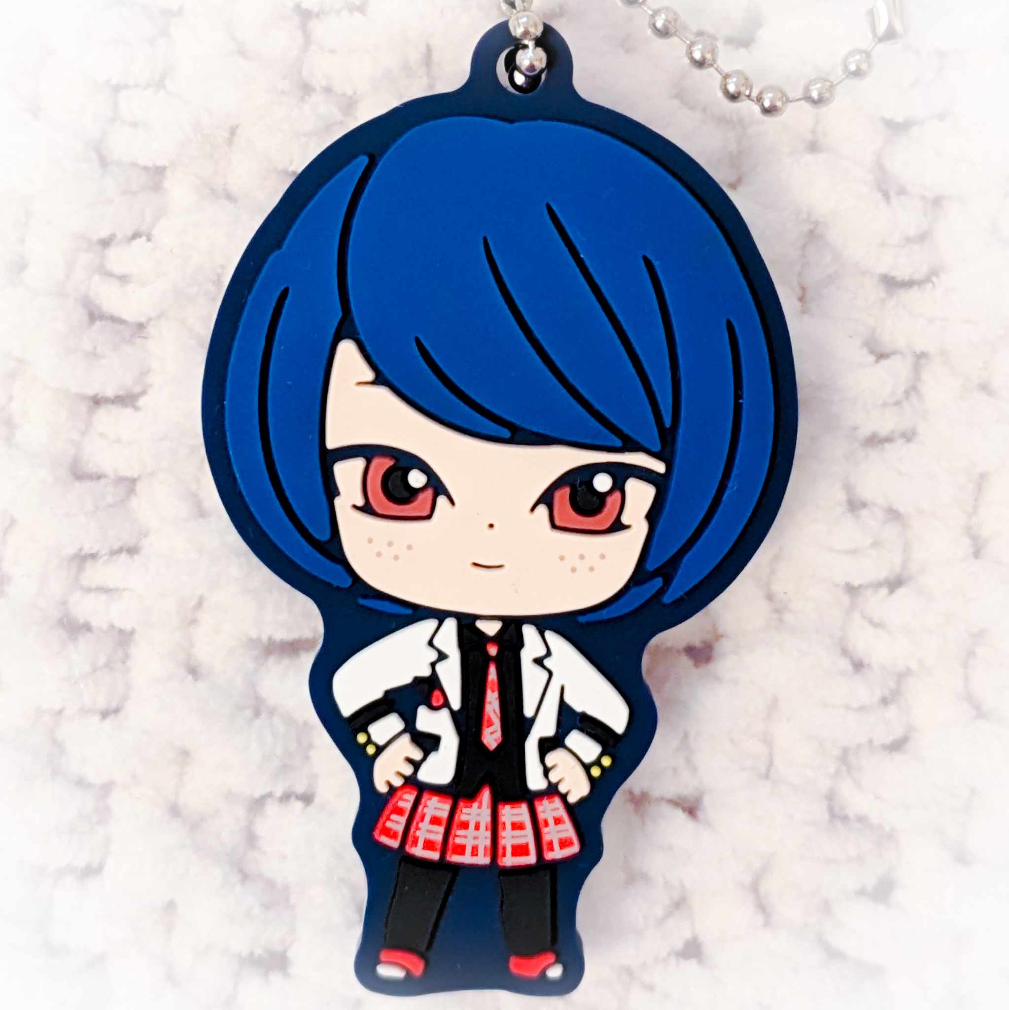 Kagami Tsurugi - Miraculous Ladybug Rubber Strap Keychain – Miokii Shop