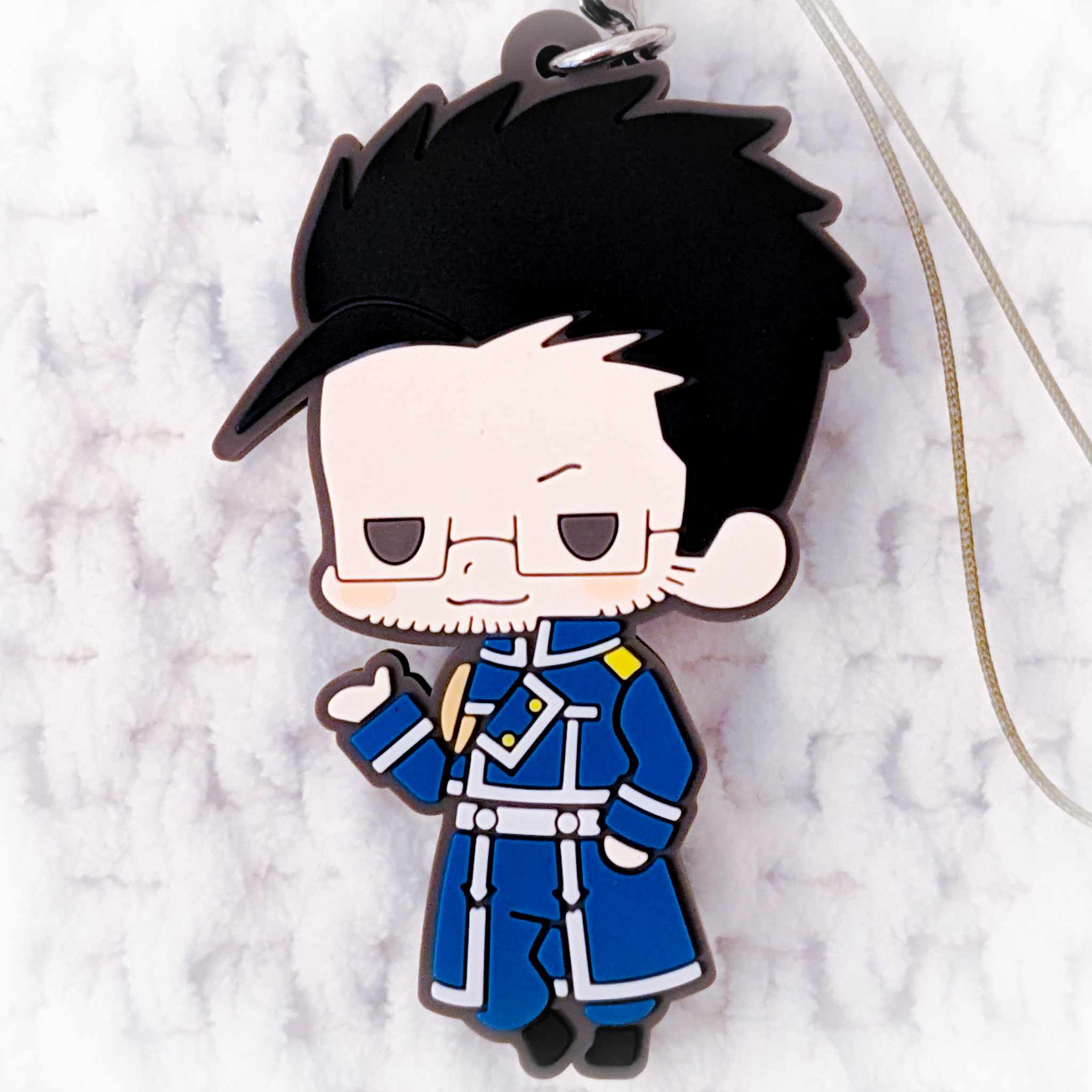 Maes Hughes - Fullmetal Alchemist Brotherhood Anime Keychain Rubber St ...