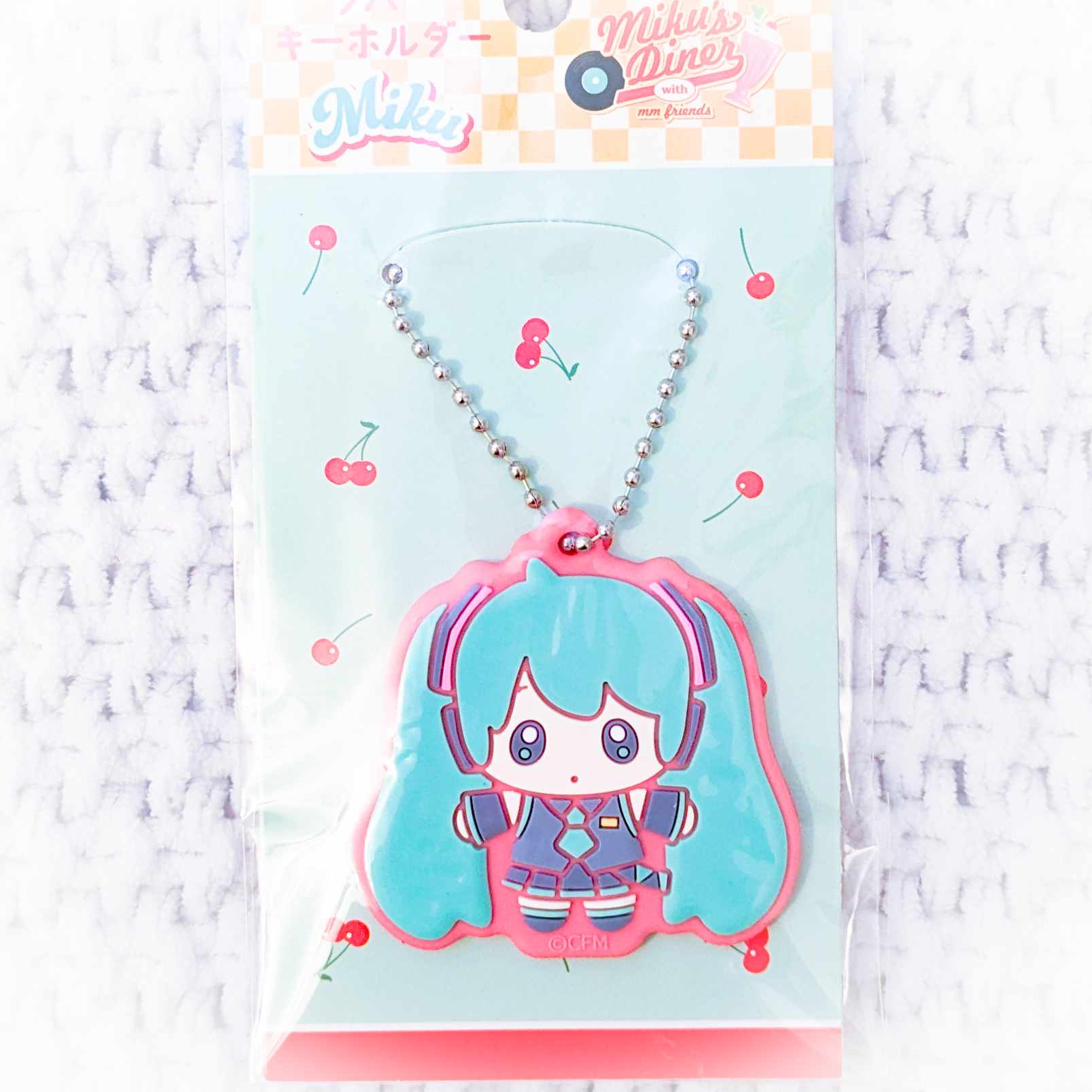 Hatsune Miku - Vocaloid Hatsune Miku's Diner ver. Anime Rubber Keychai ...