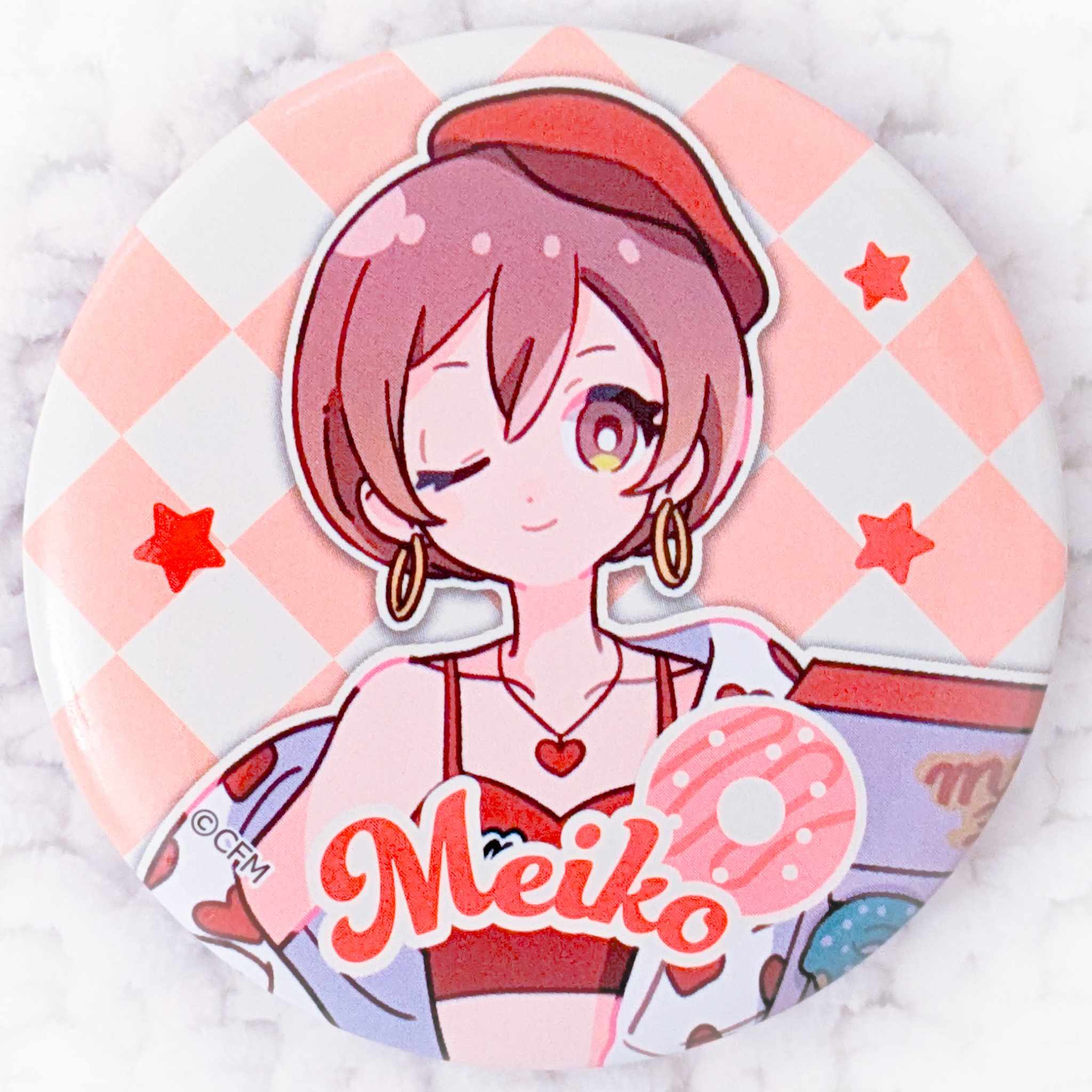 Meiko - Vocaloid Hatsune Miku's Diner ver. Anime Pin Badge Button ...