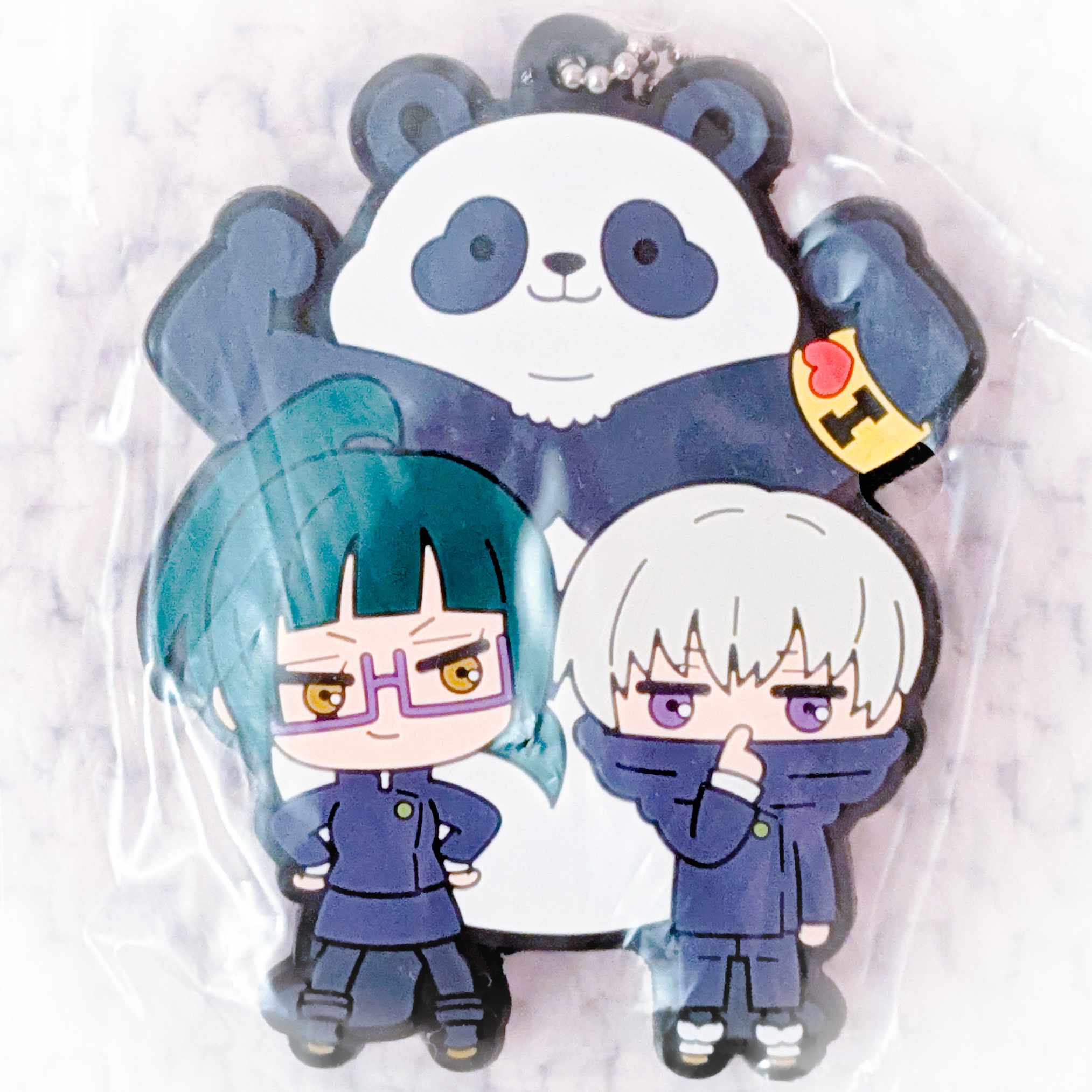 Toge Inumaki Maki Zenin & Panda - Jujutsu Kaisen Anime Buddycolle Rubb ...