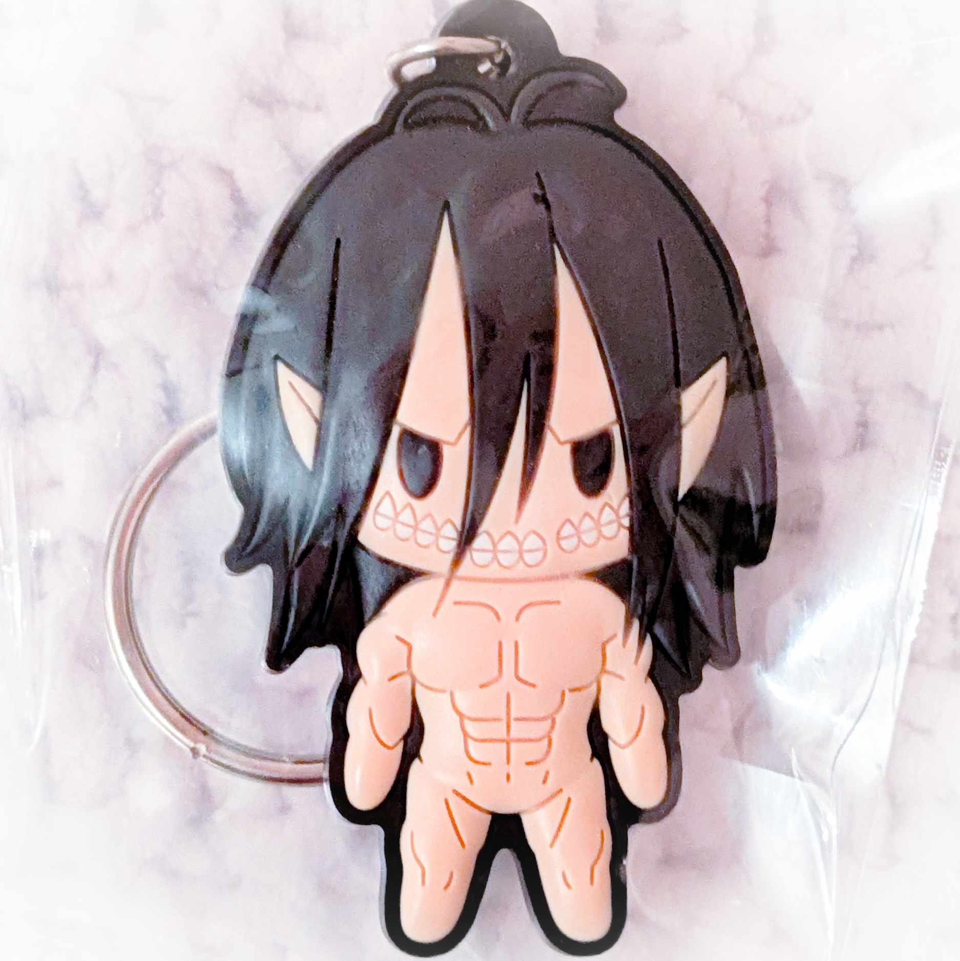 Eren Yeager (Titan Form) - Attack on Titan Anime D4 Rubber Keychain ...