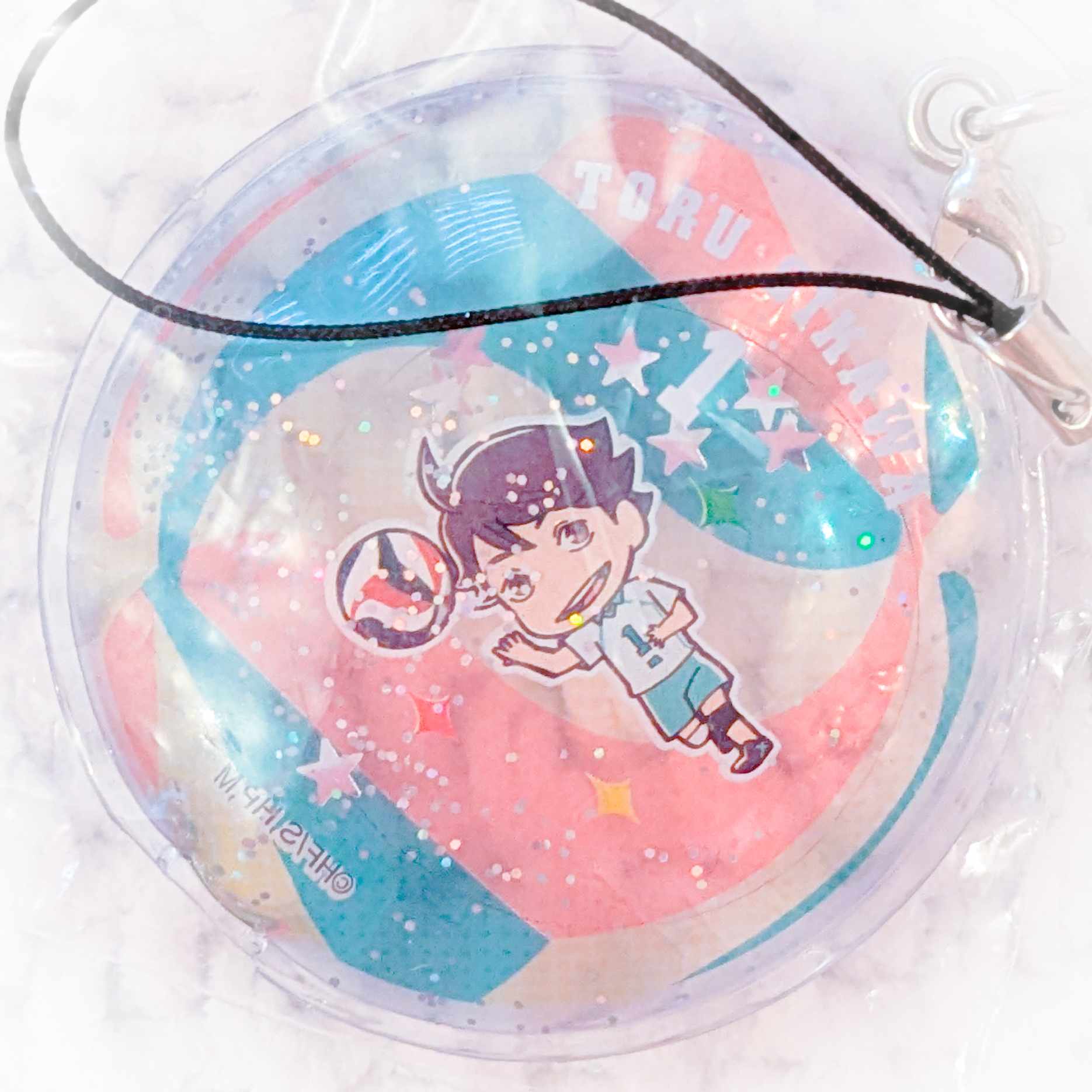 Toru Oikawa - Haikyuu Anime Chibi Water-in Liquid Keychain Strap ...