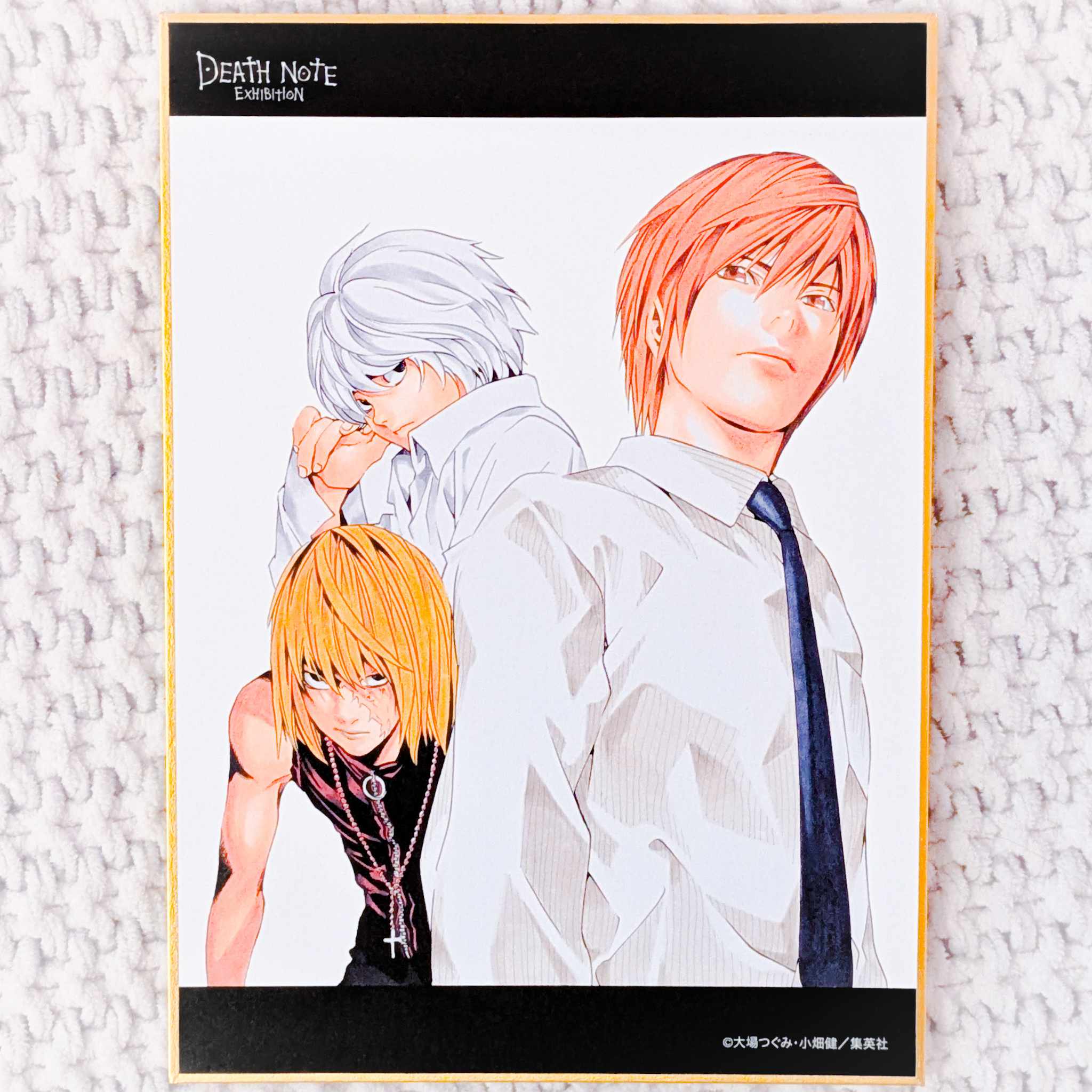 Light Yagami & Mello Near - Death Note Exhibition Manga Art Shikishi B ...