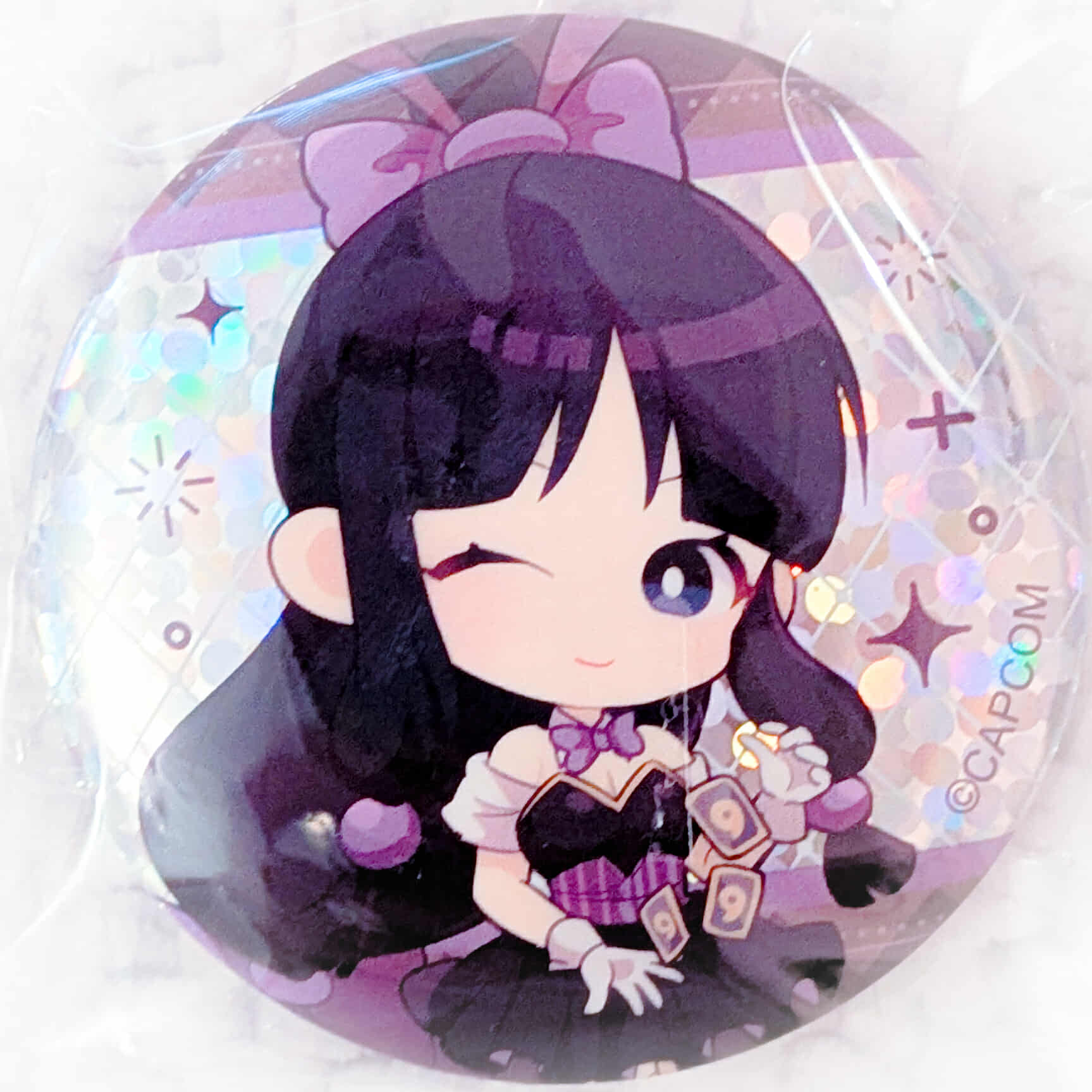 Maya Fey - Ace Attorney Capcom Cafe Magician Holo Pin Badge Button ...