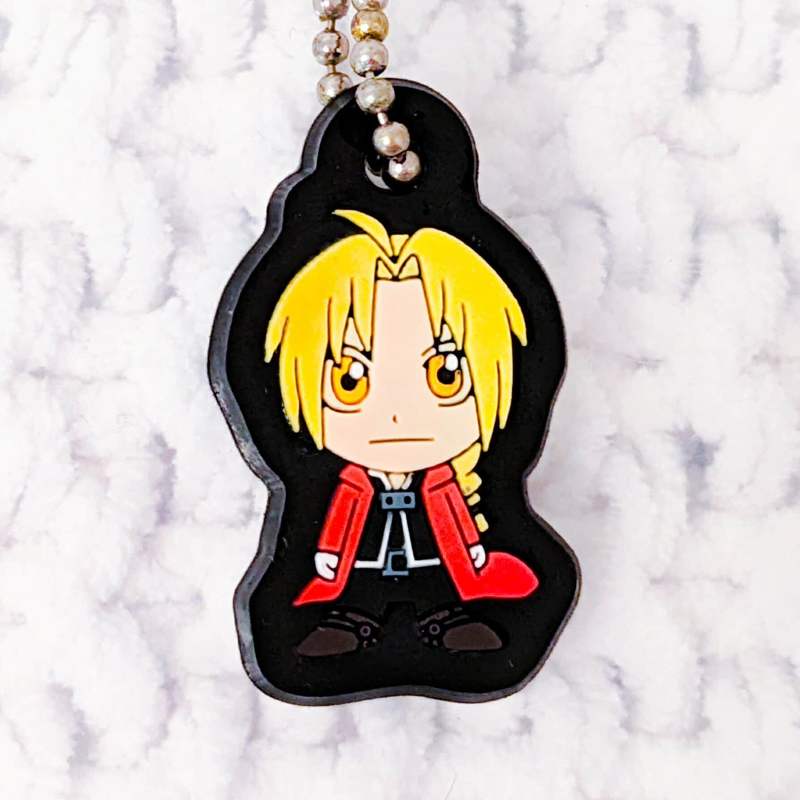 Edward Elric - Fullmetal Alchemist Anime Mini Rubber Keychain – Miokii Shop
