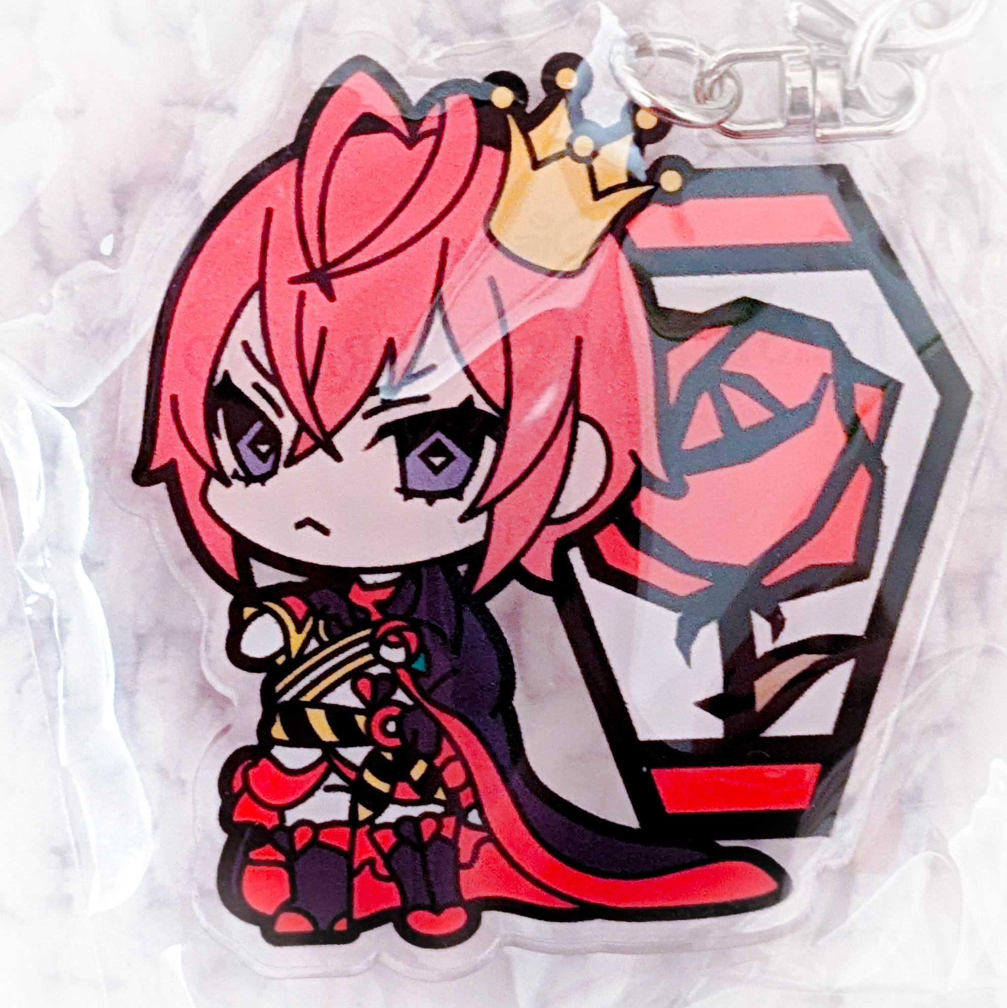 Riddle Rosehearts - Disney Twisted Wonderland Anime Chibi Acrylic Keyc ...