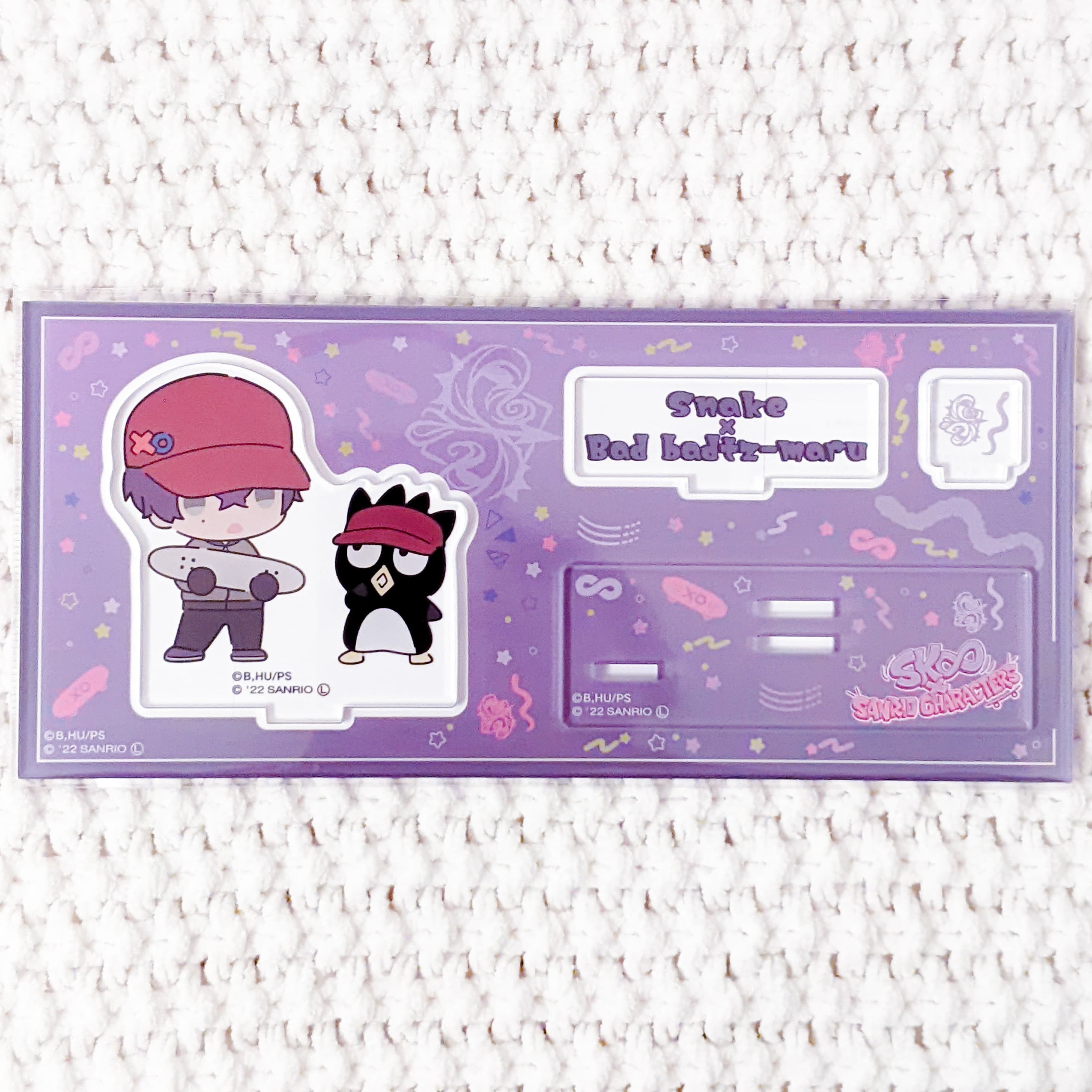 Tadashi Kikuchi (Snake) & Badtz Maru - SK8 The Infinity x Sanrio Acryl ...
