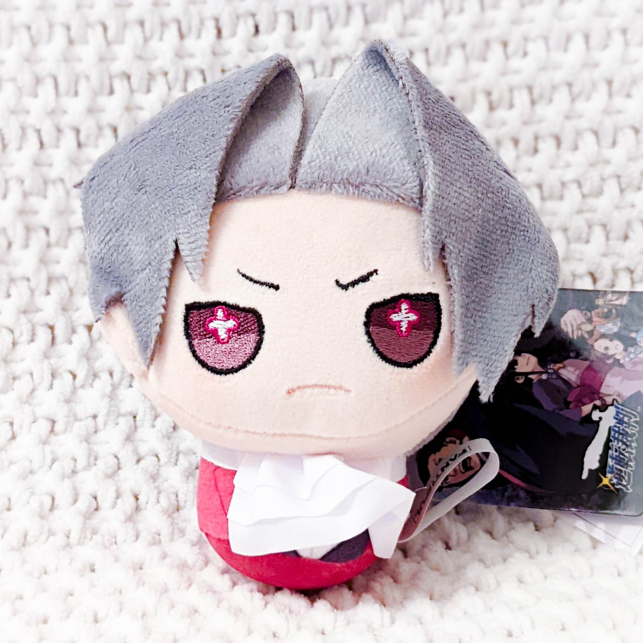 Miles Edgeworth - Phoenix Wright Ace Attorney Fanthful Plush Keychain ...