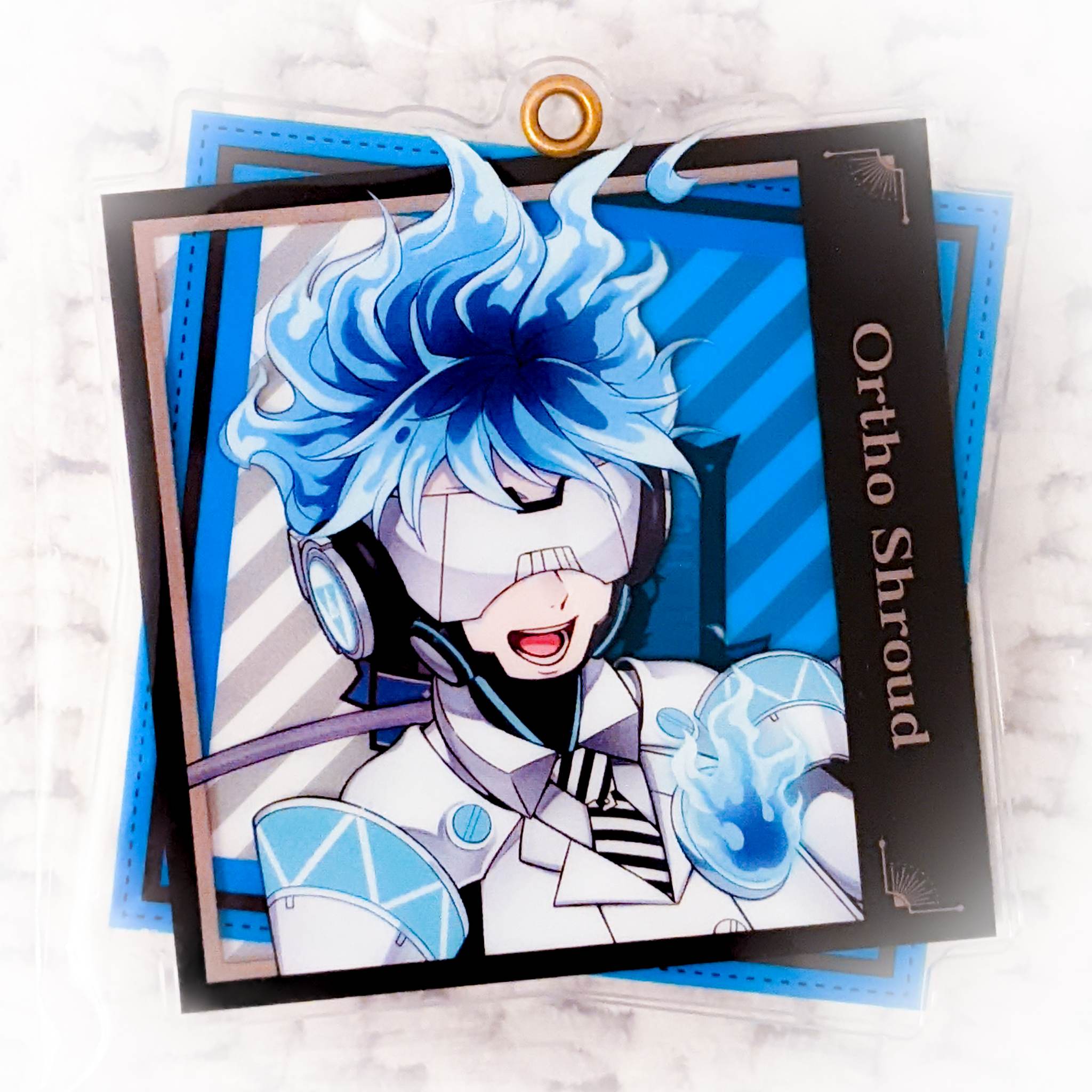 Ortho Shroud Disney Twisted Wonderland Anime Acrylic Charm Keychain ...