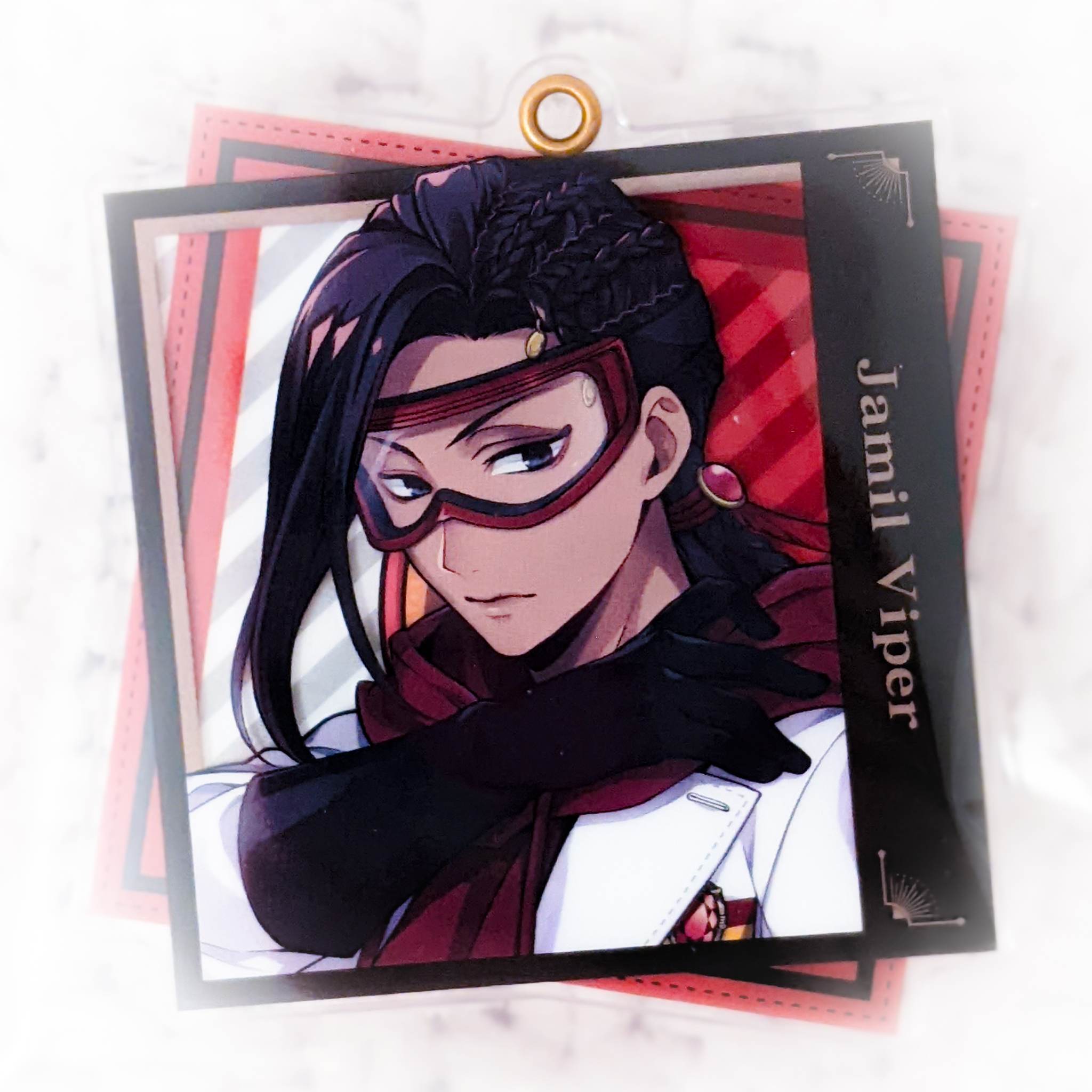 Jamil Viper Disney Twisted Wonderland Anime Acrylic Charm Keychain ...