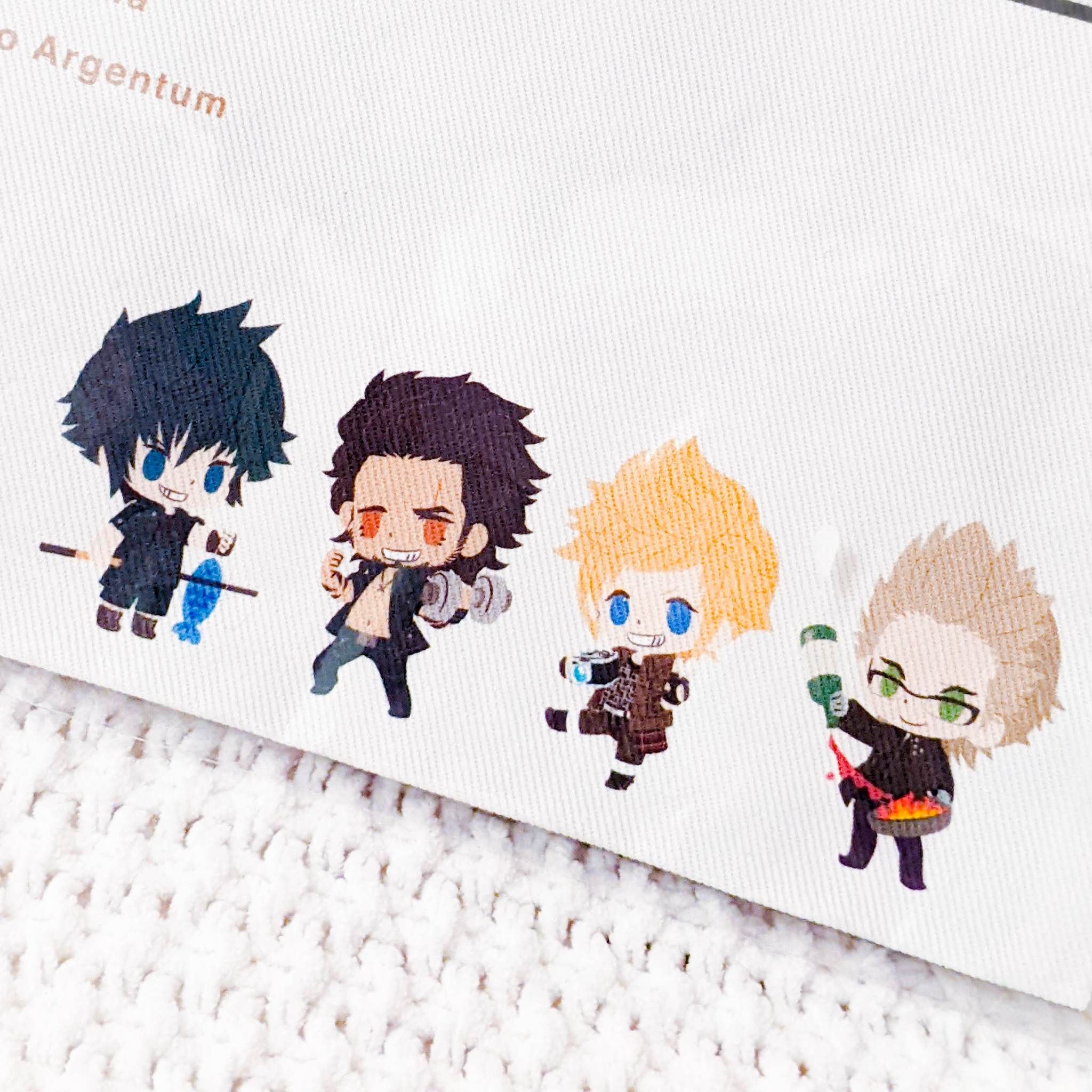 Final Fantasy XV Chibi Chocobros Square Enix Flat Zipper Pouch – Miokii ...