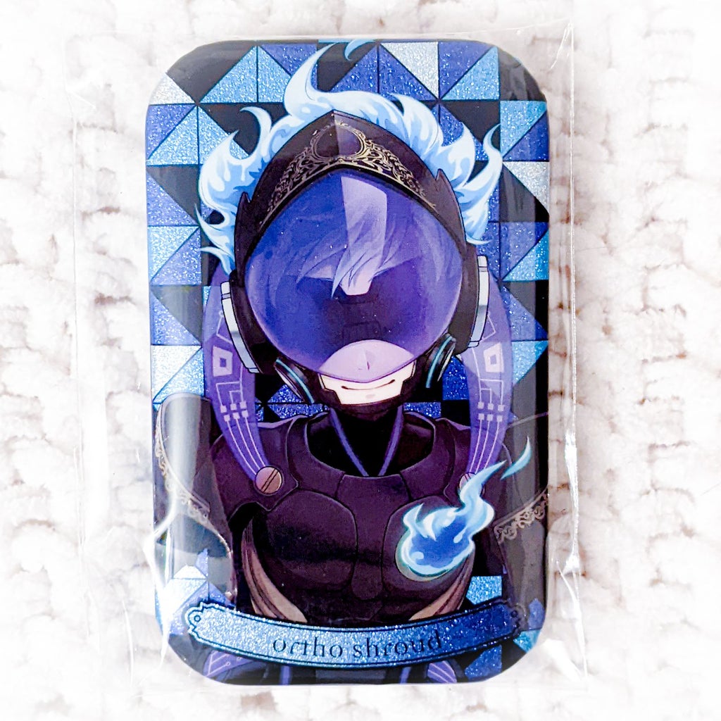Ortho Shroud Disney Twisted Wonderland Anime Glitter Can Badge Pin But ...